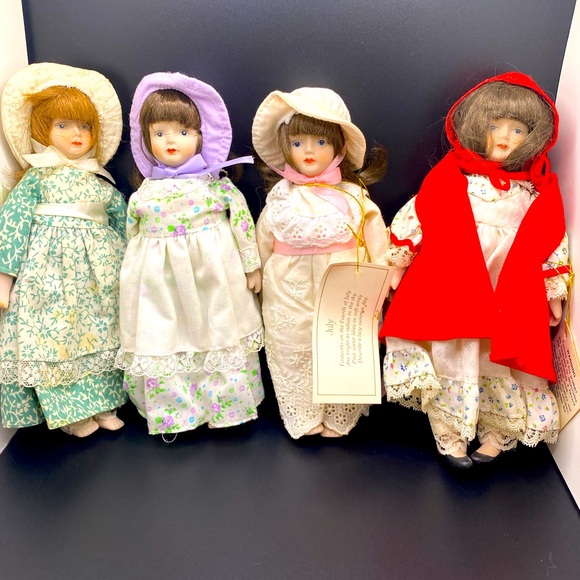 Gorham | Toys | Vintage Gorham Bisque Porcelain 8 Dollsdoll Of The ...